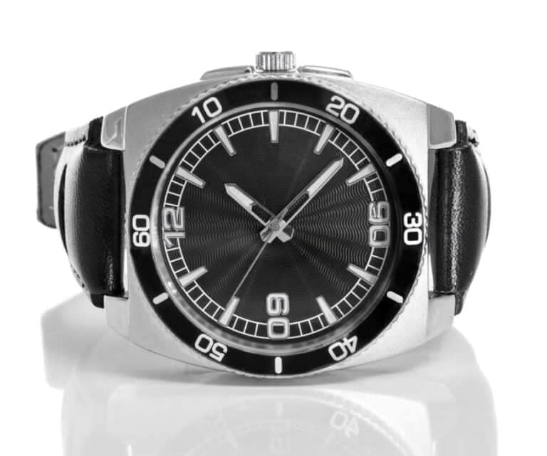 What is a sweeping second-hand watch?